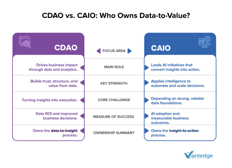 Data Value Strategy: The CDAO vs CAIO Ownership Debate | Vantedge Search